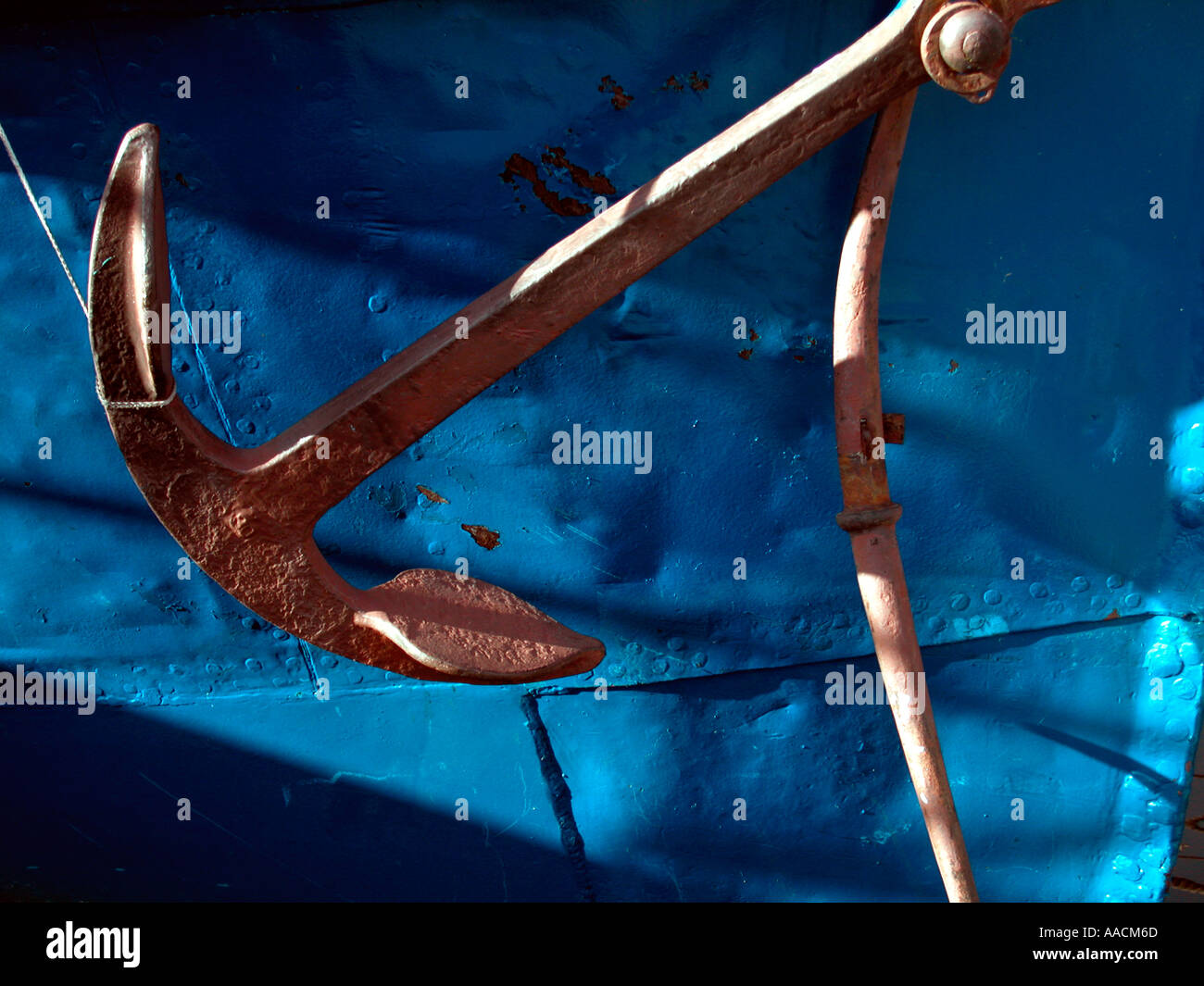 anchor at a ship Stock Photo - Alamy