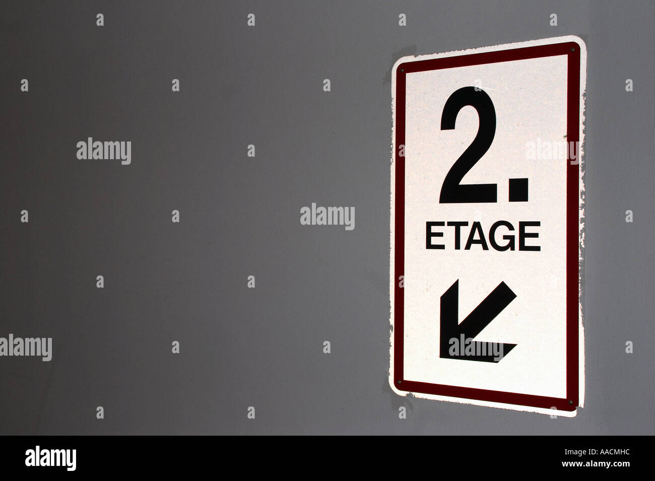 sign second floor Stock Photo - Alamy