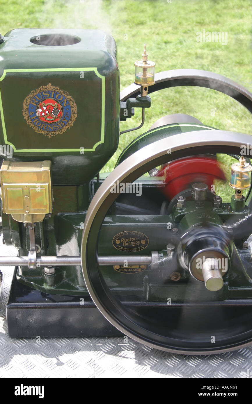 working stationary engine at traction rally, Antrim, Ireland Stock ...
