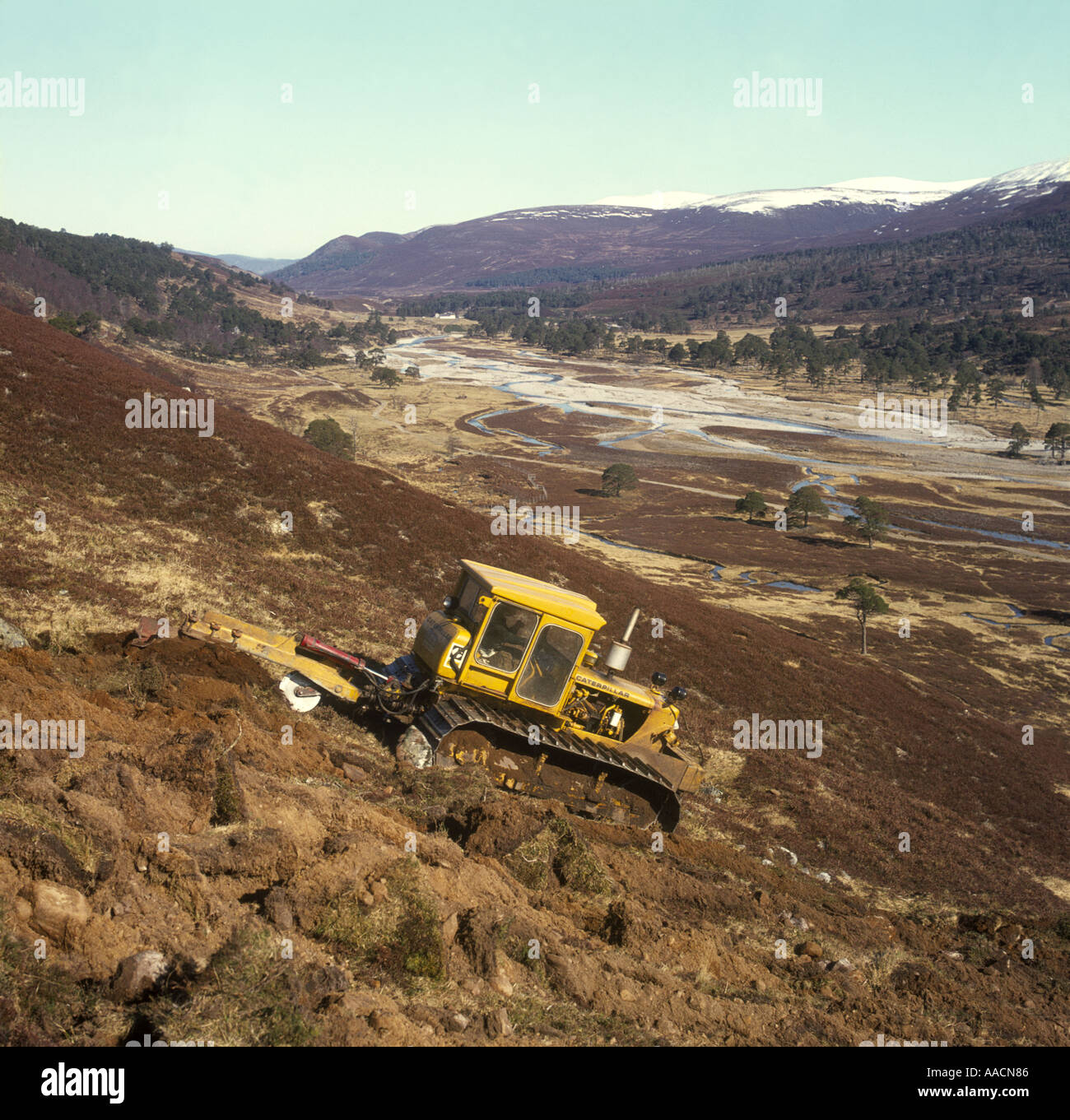 Deep Ploughing Forestry Operations Stock Photo - Alamy