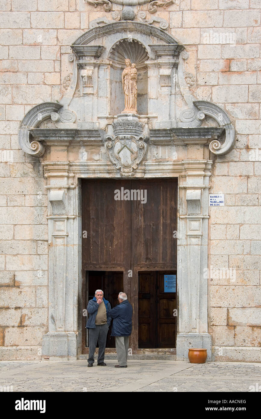 The Lluc Monastery, Majorca, Balearics, Spain Stock Photo - Alamy