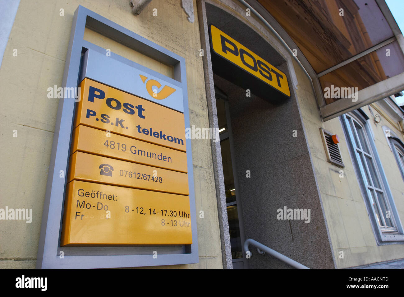 Austrian post office Stock Photo - Alamy