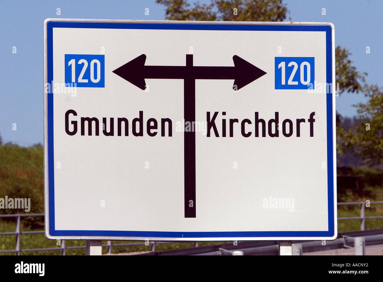 Advance direction signs hi-res stock photography and images - Alamy