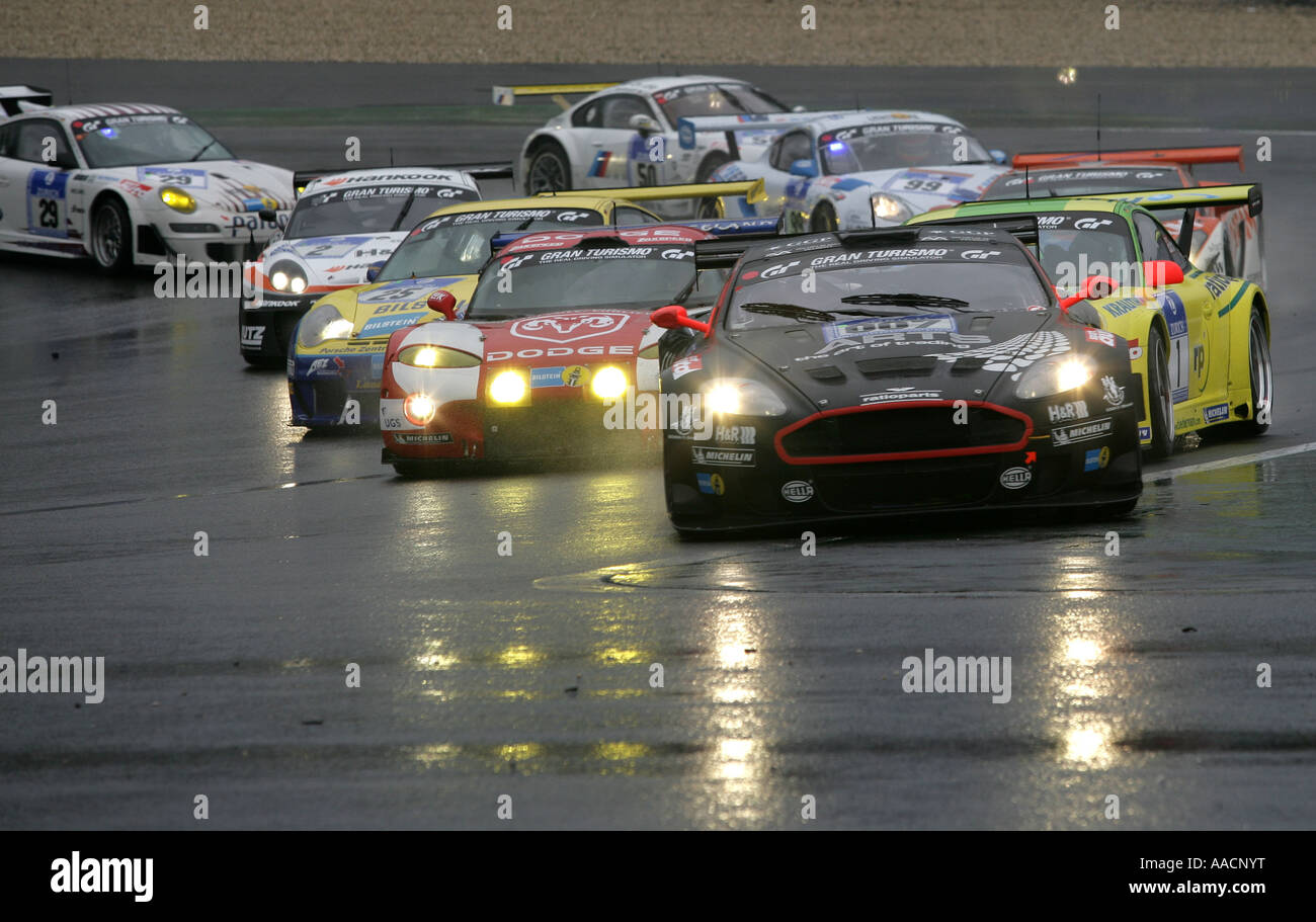 Day-long car racing at the Nuerburgring, Adenau, Rhineland-Palatinate ...