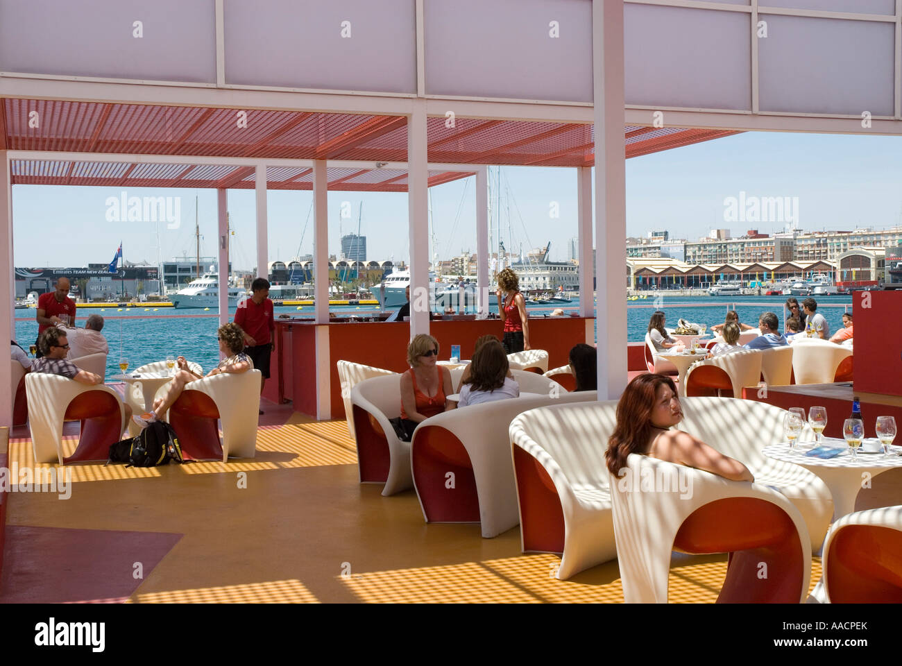 Estrella Damm Lounge, Port Americas Cup, marina, Valencia, Valencia ...