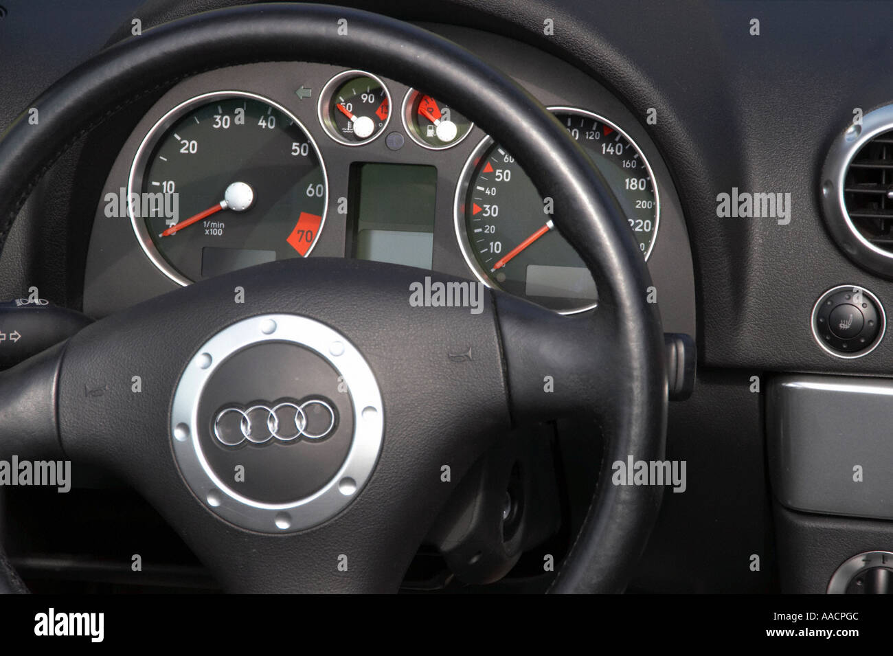 Cockpit of an AUDI Stock Photo - Alamy