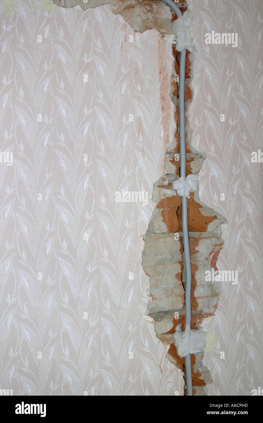 reconstruction work in an old dwelling Stock Photo - Alamy