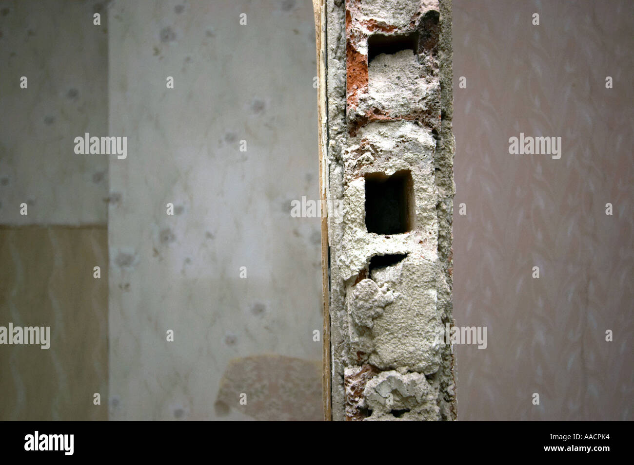 reconstruction work in an old dwelling Stock Photo - Alamy