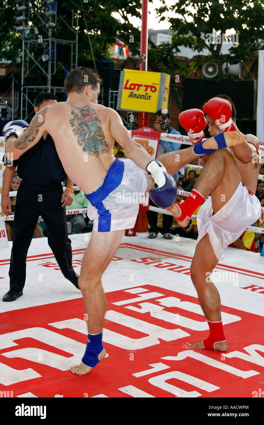 Thai boxing Chiang Mai Thailand Stock Photo - Alamy