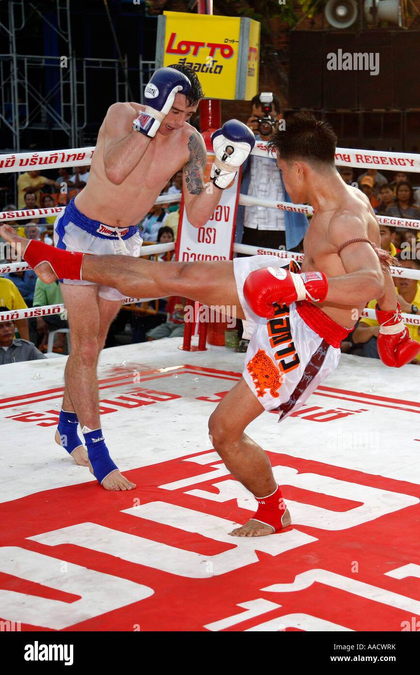 Thai boxing Chiang Mai Thailand Stock Photo - Alamy