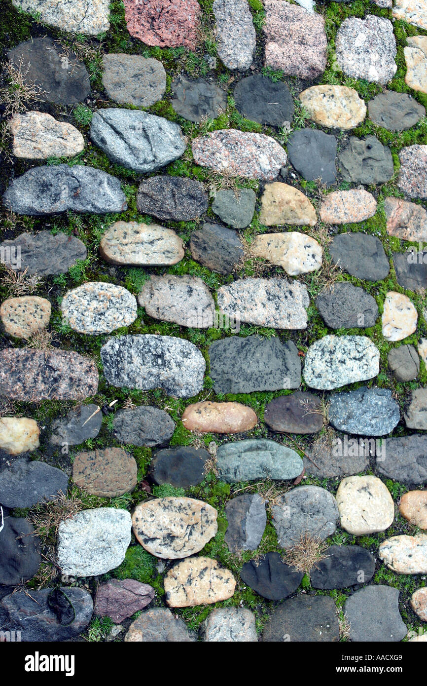Old natural stone cobbles Stock Photo - Alamy