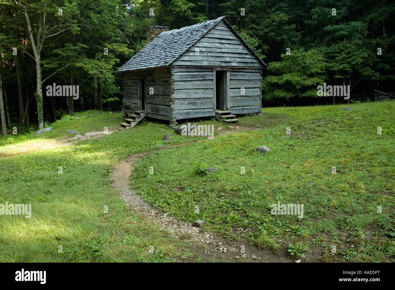 Jim Bales Place Great Smoky Mtns Nat Park TN Stock Photo - Alamy