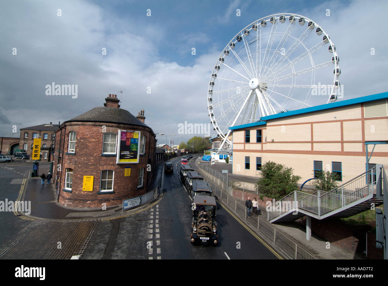 Yorkshire wheel big wheel york National Railway Museum (NRM Stock Photo ...