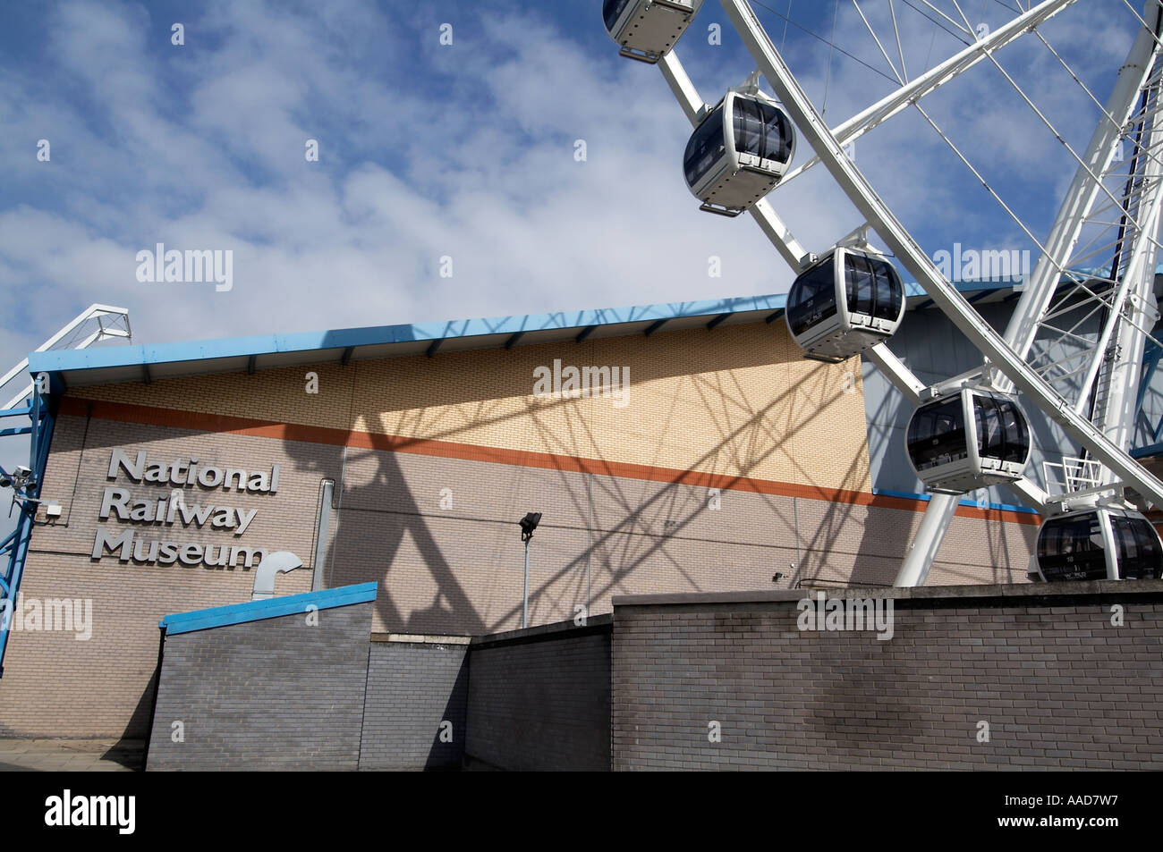 Yorkshire wheel big wheel york National Railway Museum (NRM Stock Photo ...