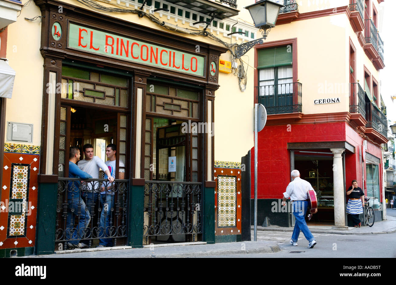 El Rinconcillo Sevilles oldest tapas bar Spain Stock Photo - Alamy