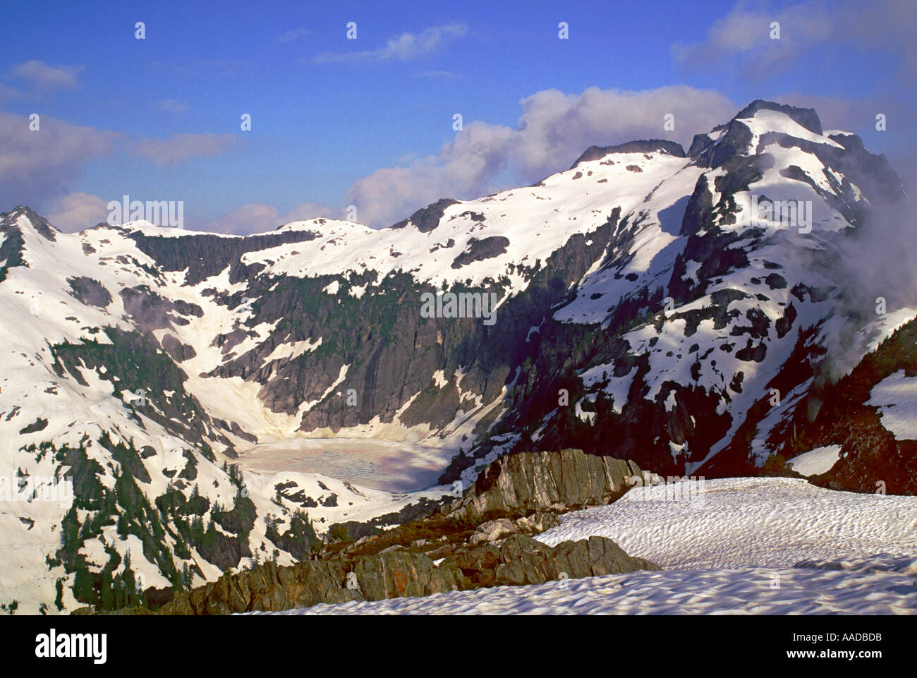 Thornton Peak and Upper Thornton Lake Stock Photo - Alamy