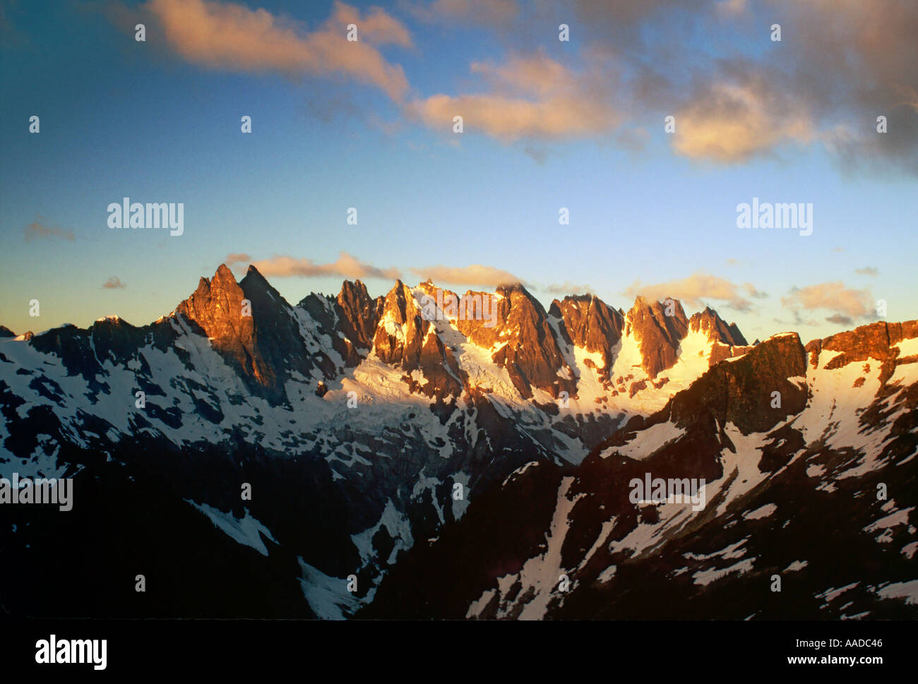 The Southern Picket Range Stock Photo - Alamy