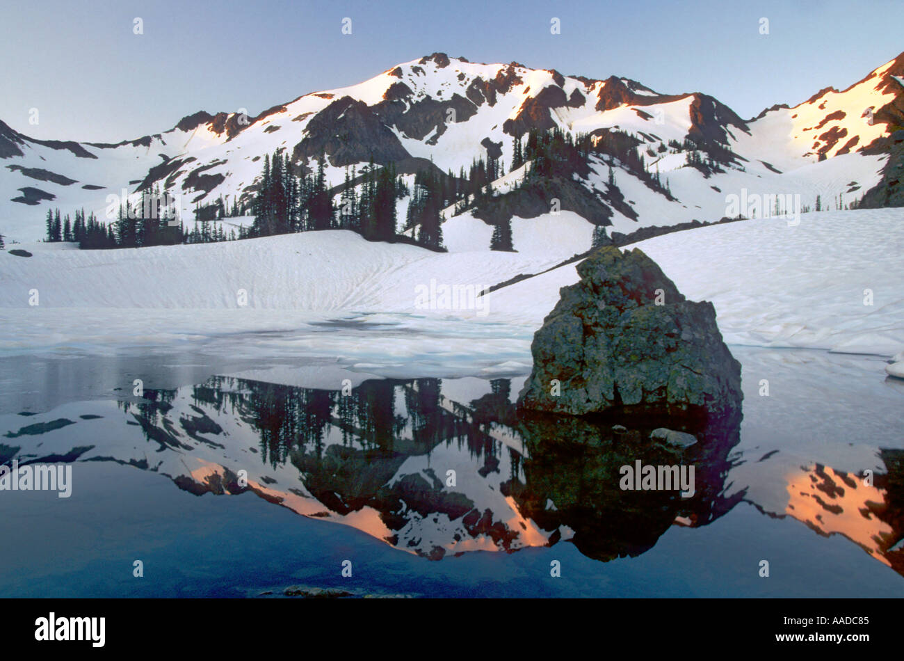 Royal Basin Reflection Stock Photo - Alamy