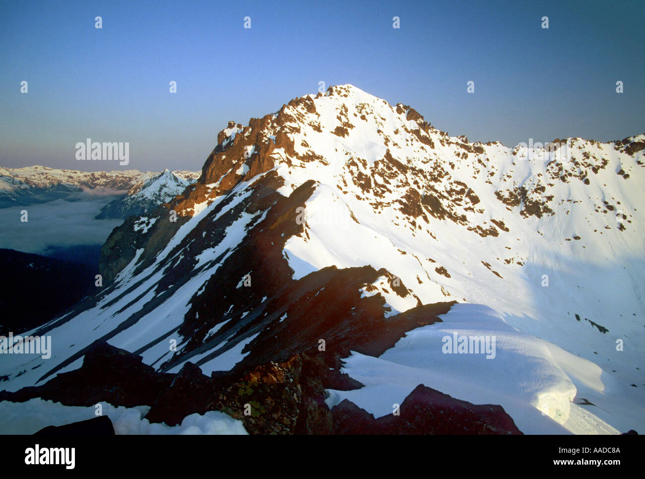 Mt Deception from above Royal Basin Stock Photo - Alamy