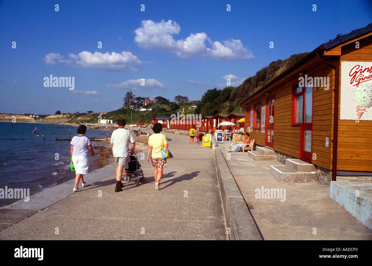 Colwell Bay Isle of Wight England UK Great Britain Stock Photo - Alamy