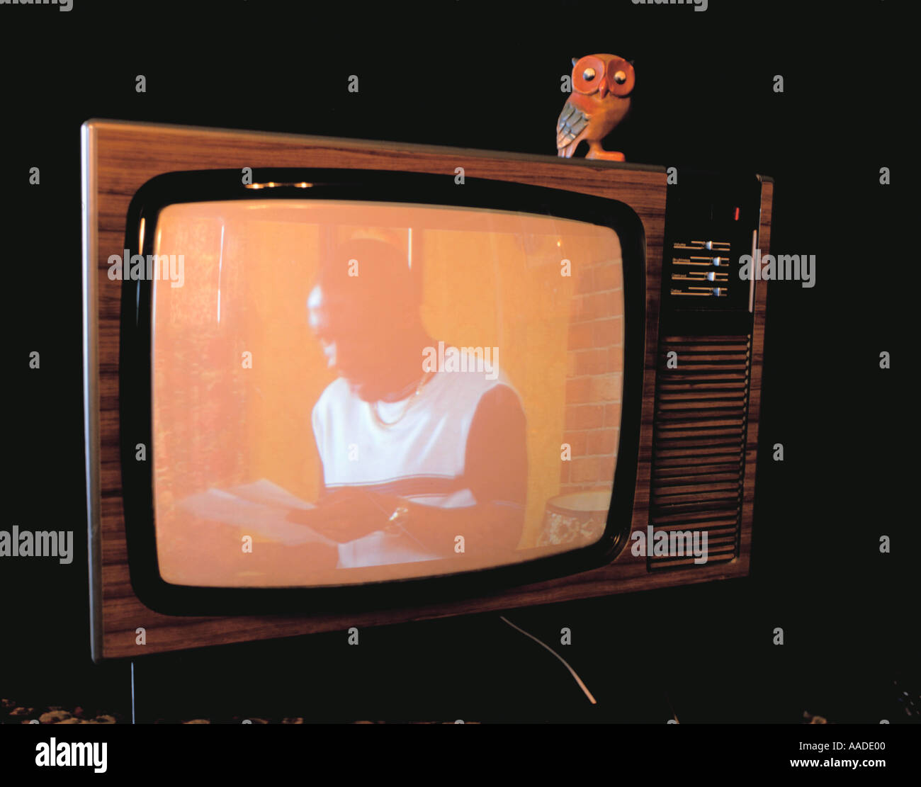 Close Up Television Screen Cathode High Resolution Stock Photography ...