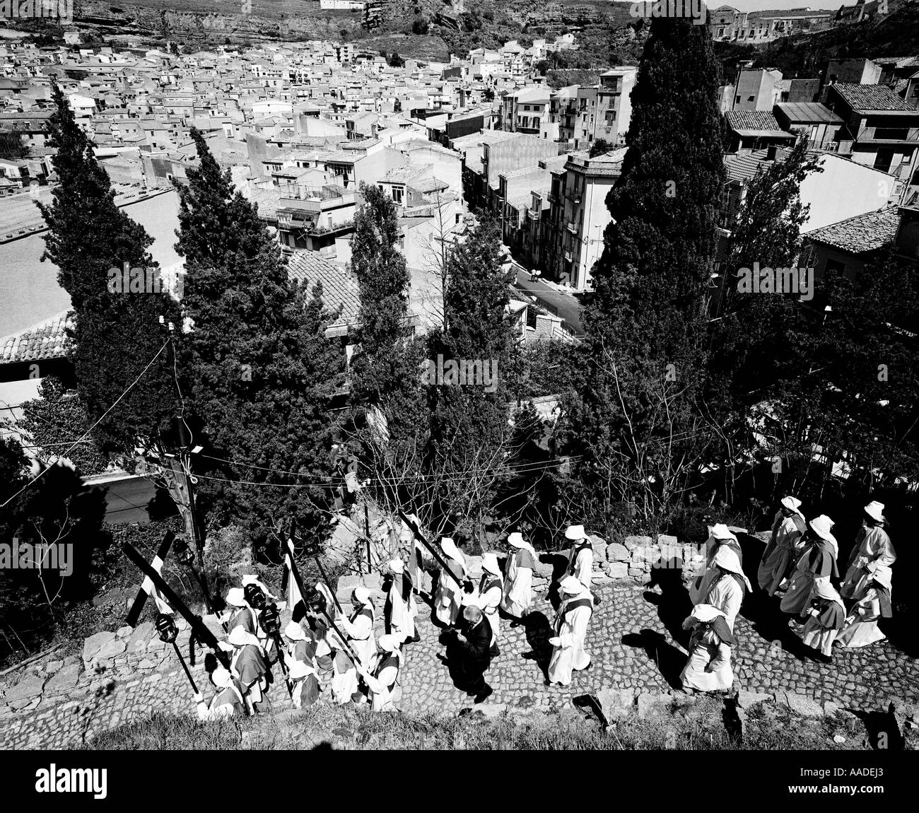 Procession holy friday Black and White Stock Photos & Images - Alamy