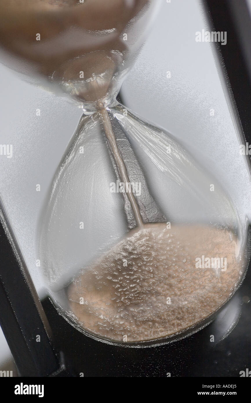 Egg timer hour glass hourglass timing time sands of time Stock Photo ...