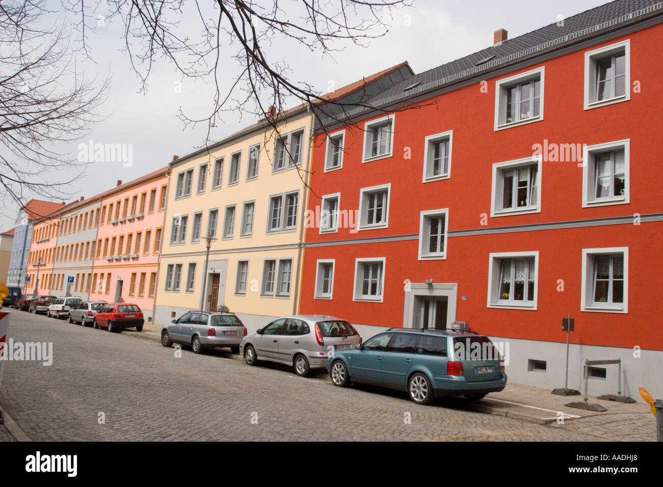 New or refurbished buildings in Neubrandenburg, Mecklenburg-Vorpommern ...