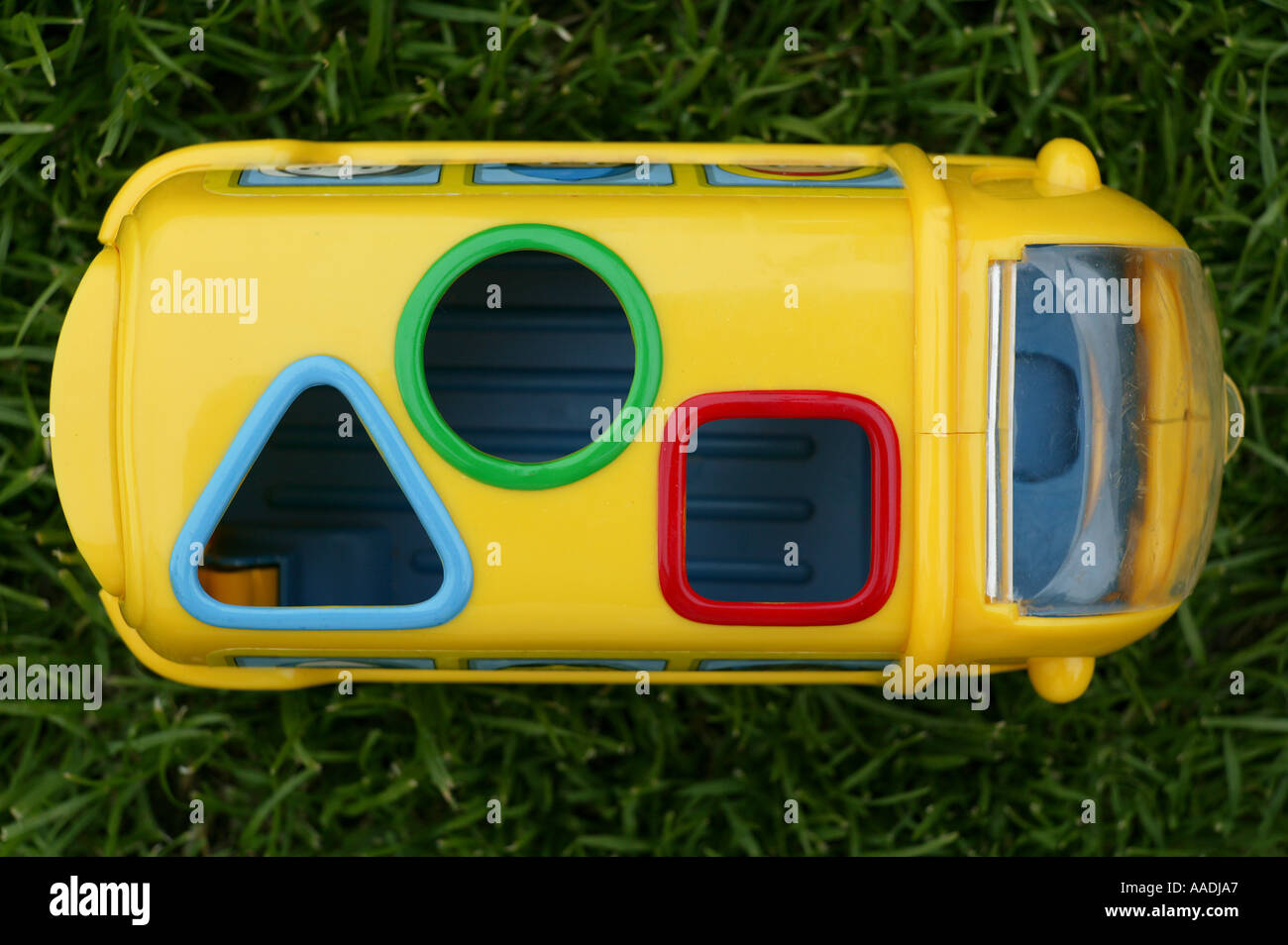 Child's toy illustrating challenges through holes for different shapes ...