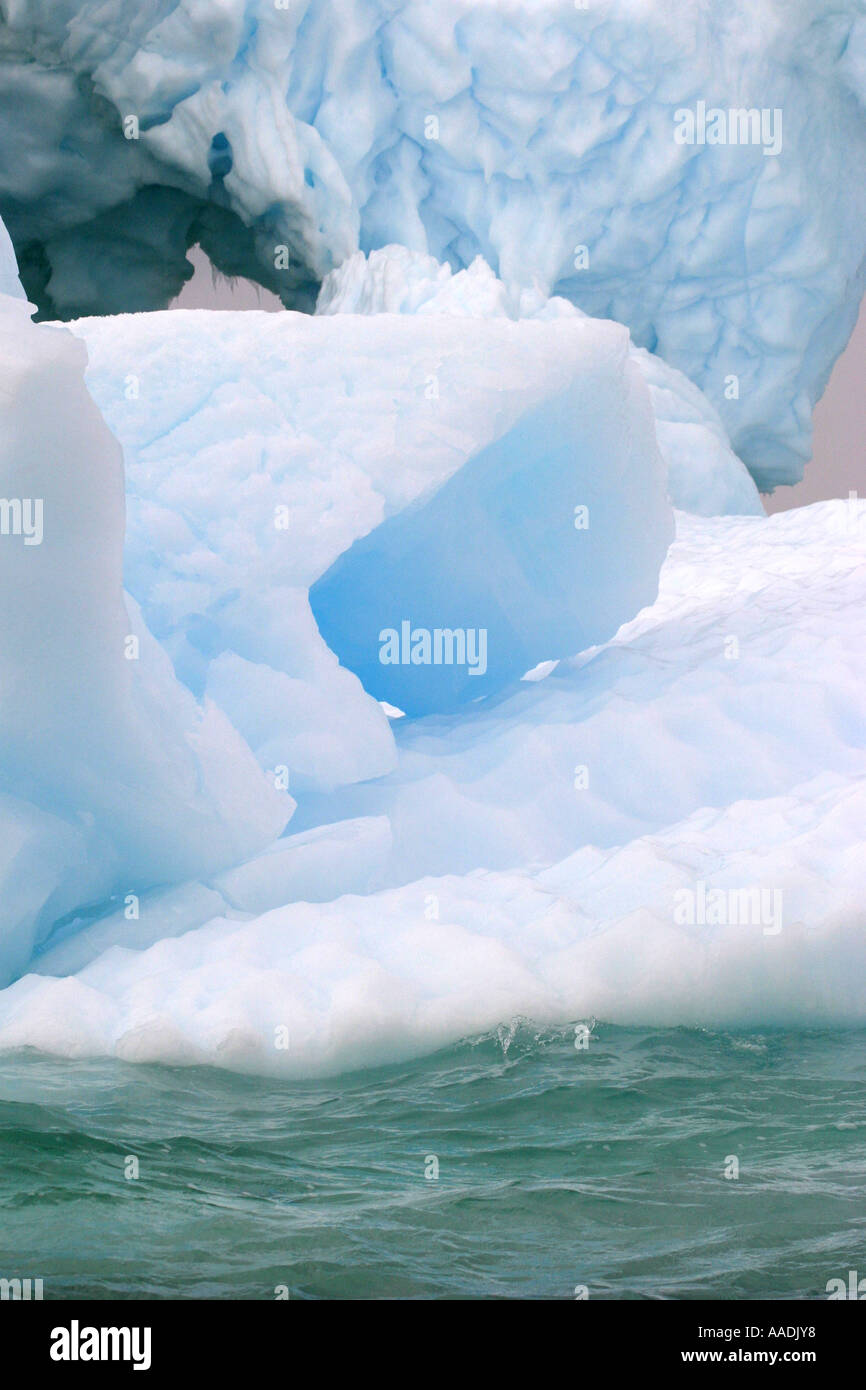 Exquisitely beautiful color of an Antarctic Iceberg Stock Photo - Alamy