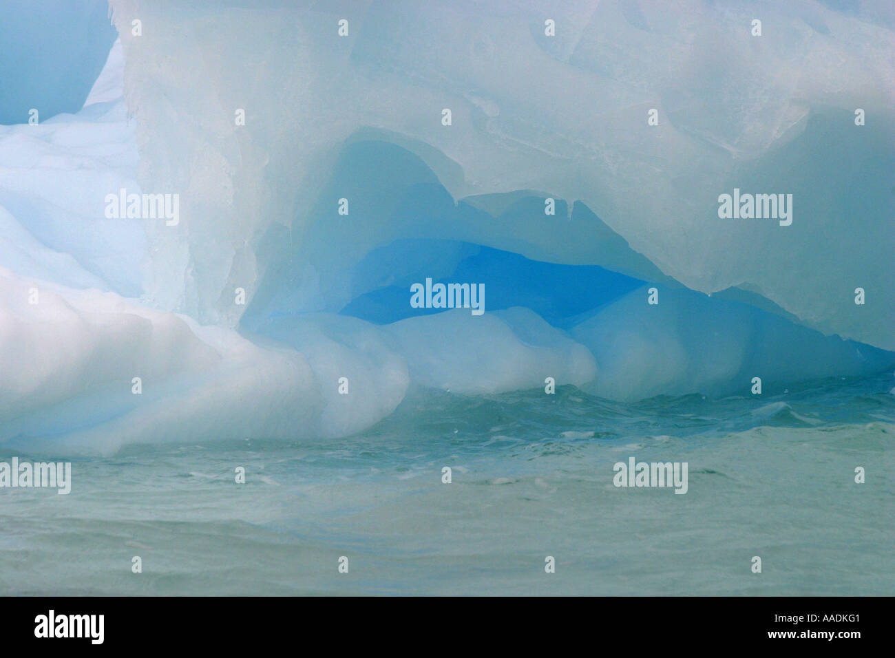 Exquisitely beautiful color of an Antarctic Iceberg Stock Photo - Alamy