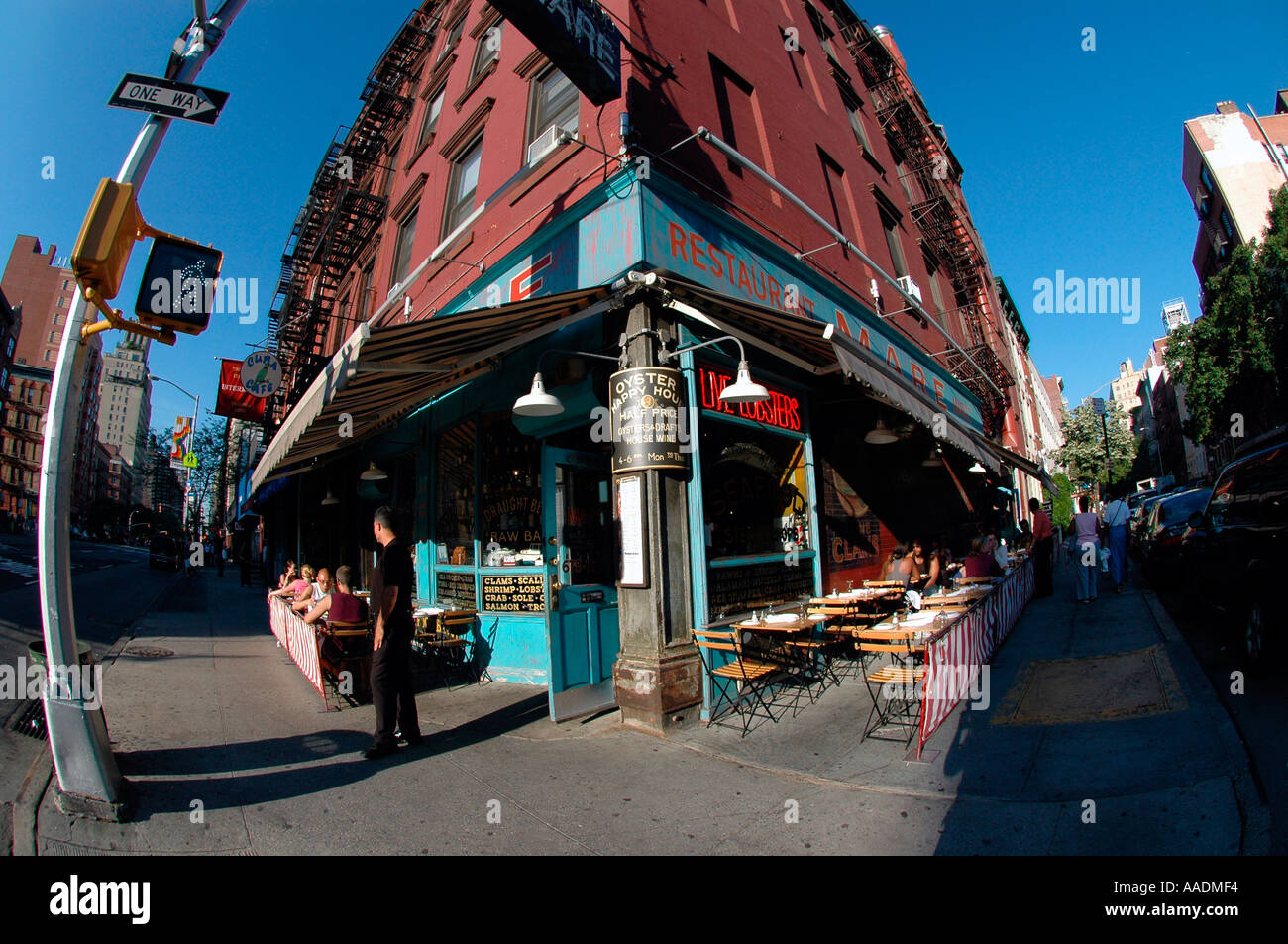 Seafood restaurant Mare located in the Chelsea section of Manhattan ...