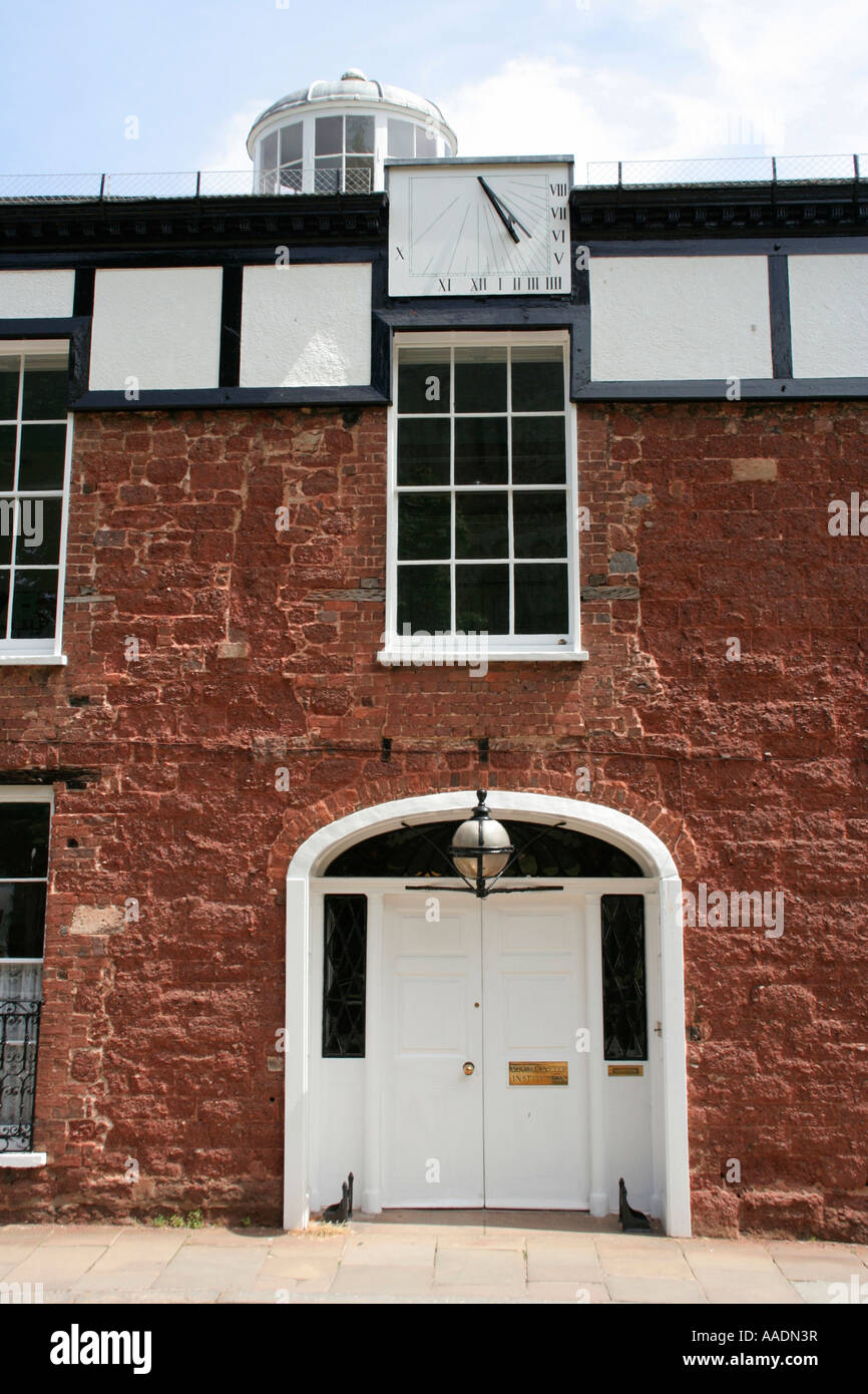 bedford street building sun dial exeter devon england uk gb Stock Photo ...