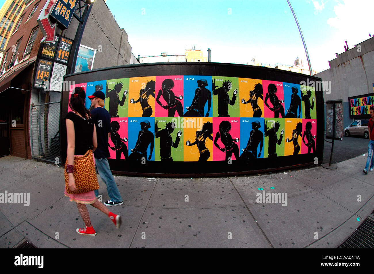 Apple music billboard hi-res stock photography and images - Alamy