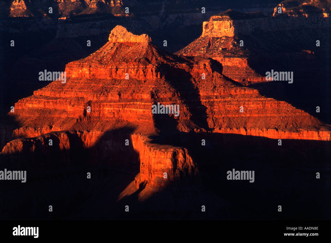 Sunset from Hopi Point Grand Canyon Arizona USA Stock Photo - Alamy