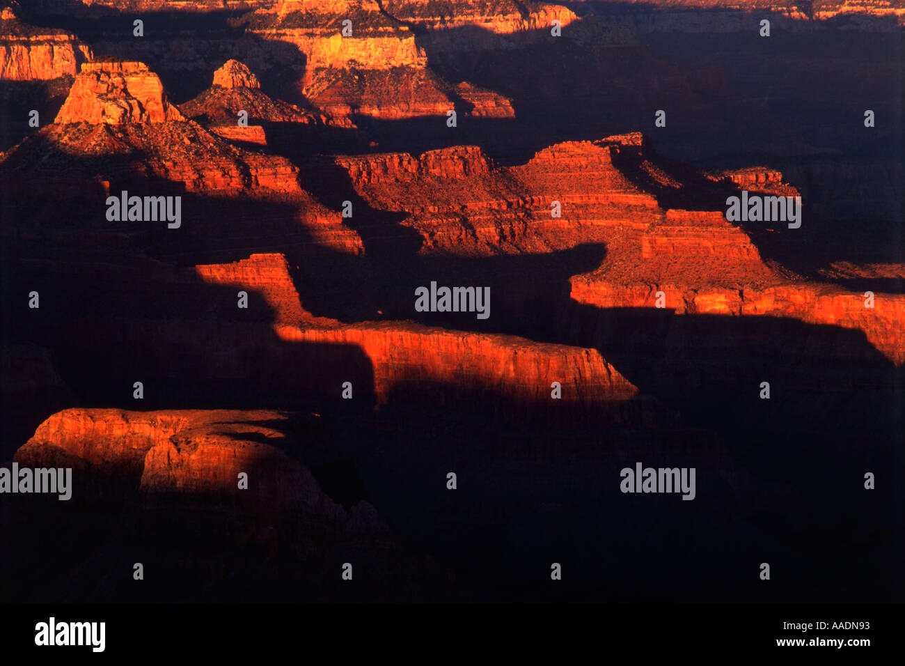 Sunset from Hopi Point Grand Canyon Arizona USA Stock Photo - Alamy