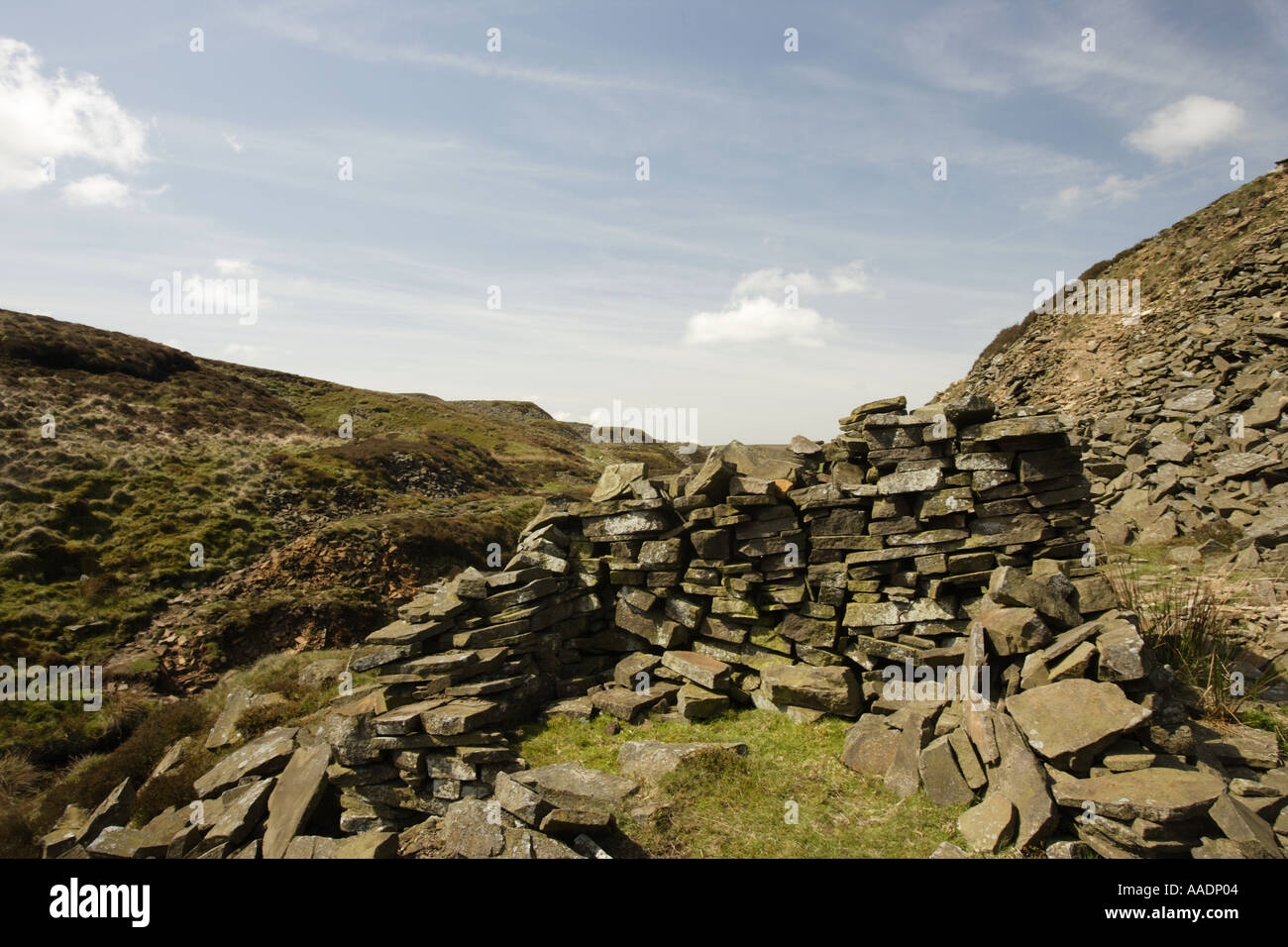 Disused quarry in the peak district Derbyshire UK Stock Photo - Alamy