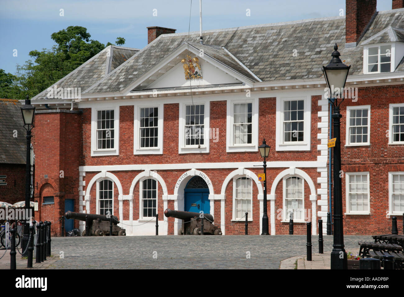 quayside custom house exeter devon england uk gb Stock Photo - Alamy