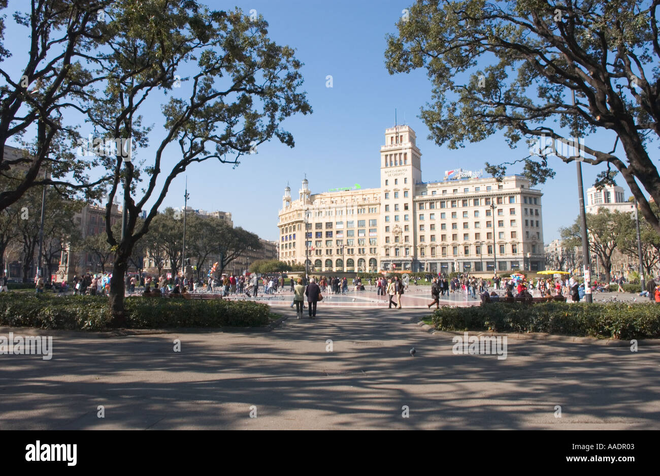 Plaza de catalunya in hi-res stock photography and images - Alamy