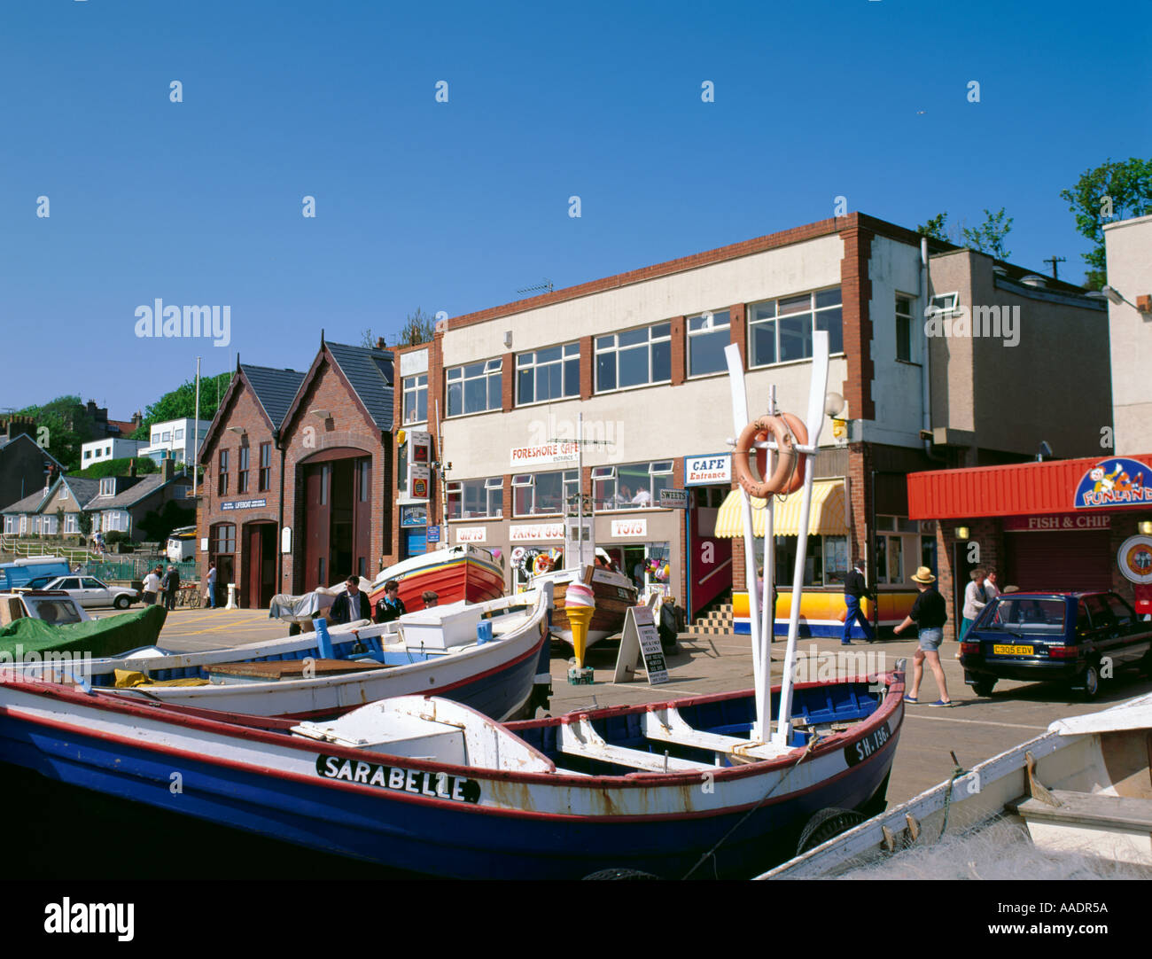 Coble boat filey hi-res stock photography and images - Alamy