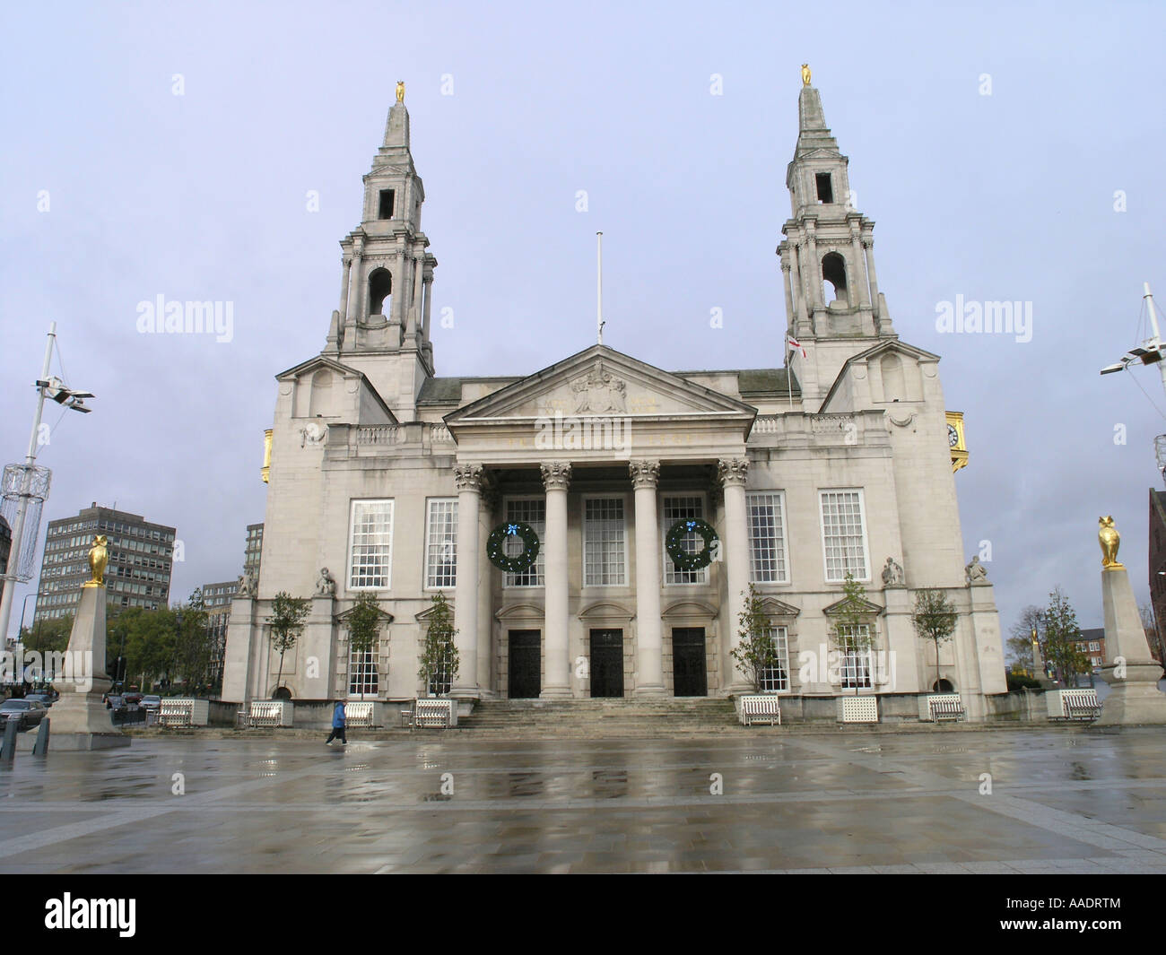 leeds city centre civic hall millenium square west yorkshire england uk ...