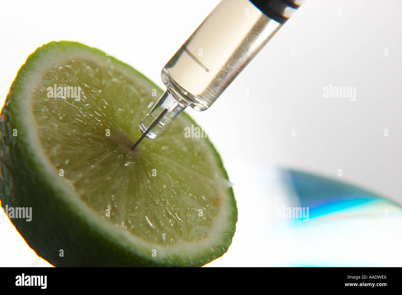 Lime Genetic fruit manipulation concept Stock Photo - Alamy