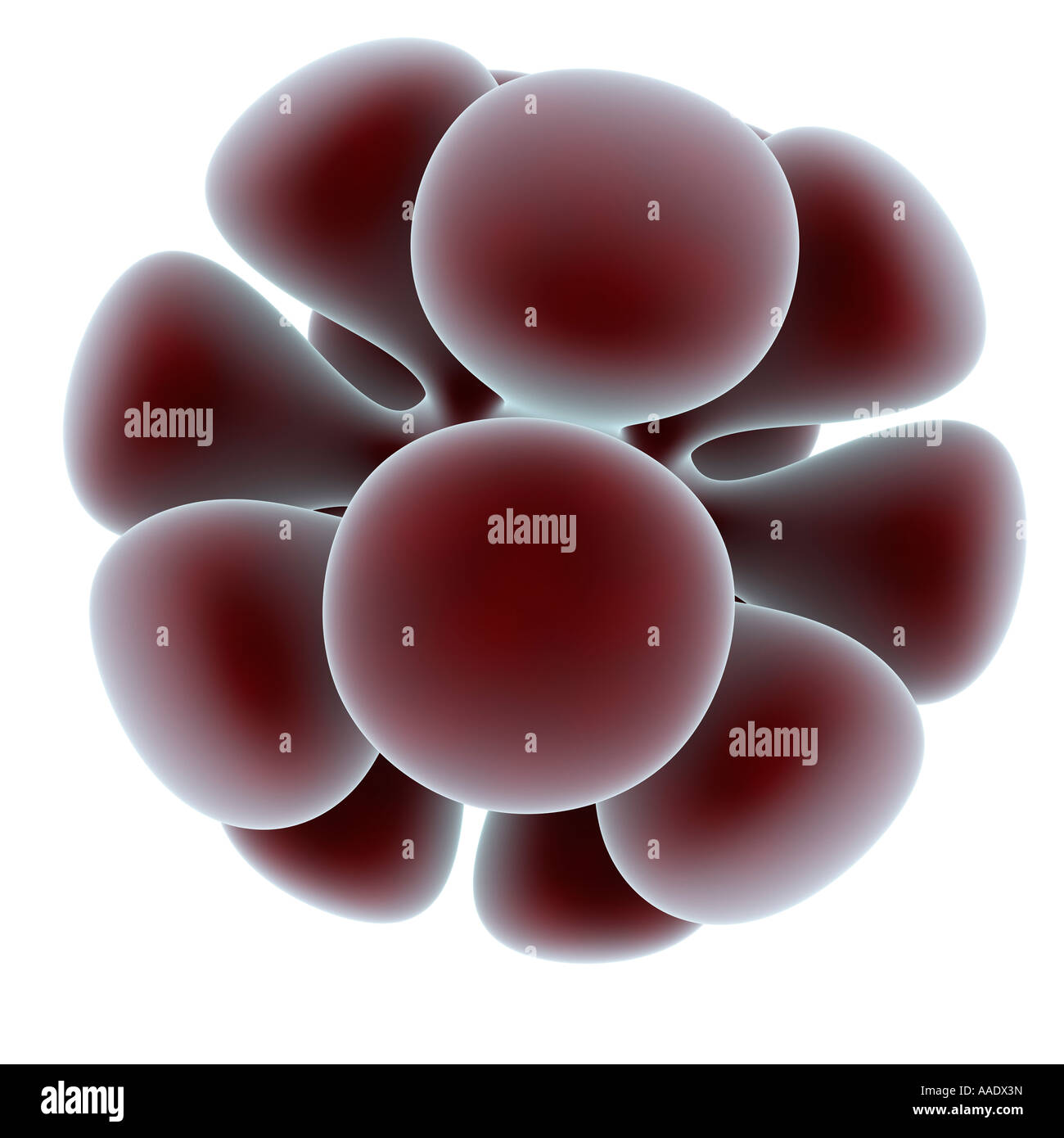 computer generated red cell Stock Photo - Alamy