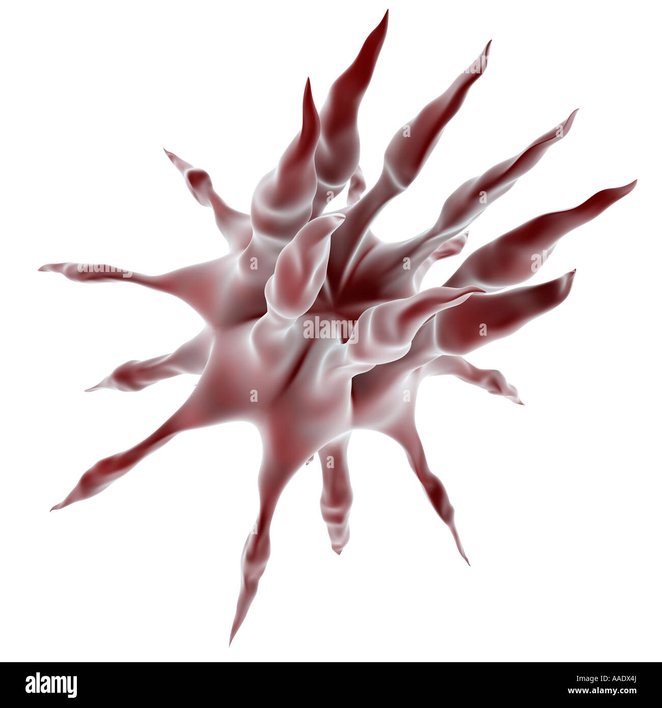 computer generated red cell Stock Photo - Alamy