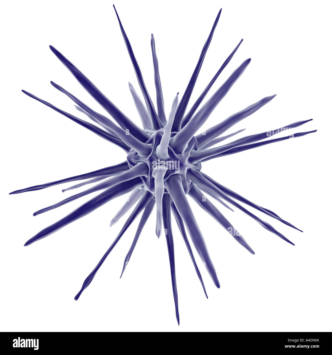 graphic computer generated blue cell Stock Photo - Alamy