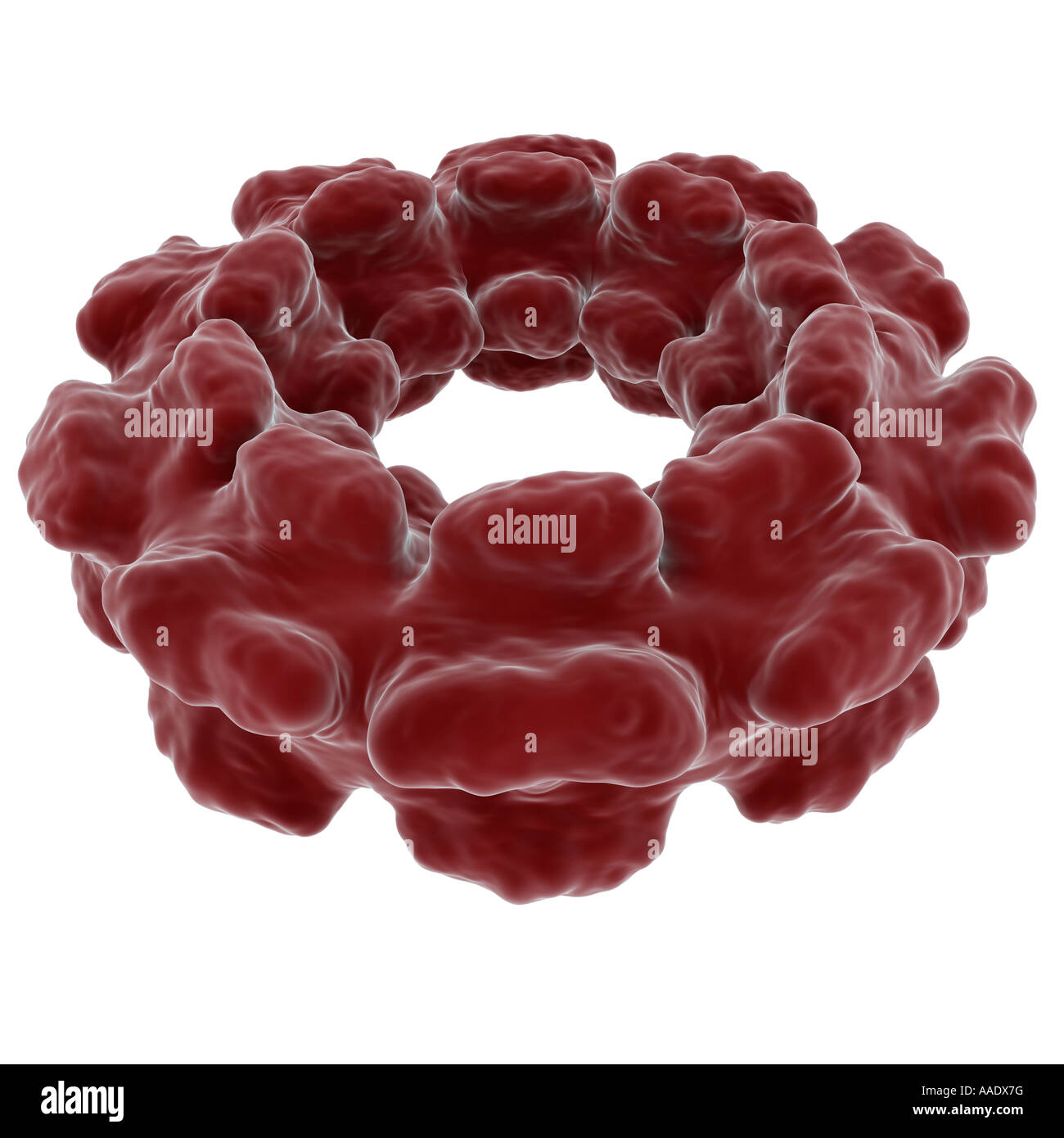 graphic computer generated red cell Stock Photo - Alamy