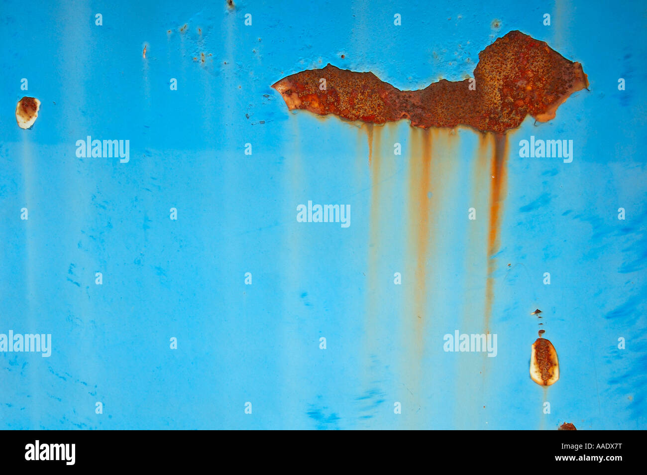 Rust stain. Space for text Stock Photo - Alamy