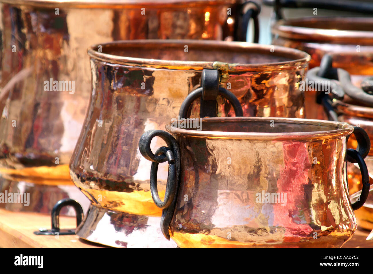 Copper pot polished hi-res stock photography and images - Alamy