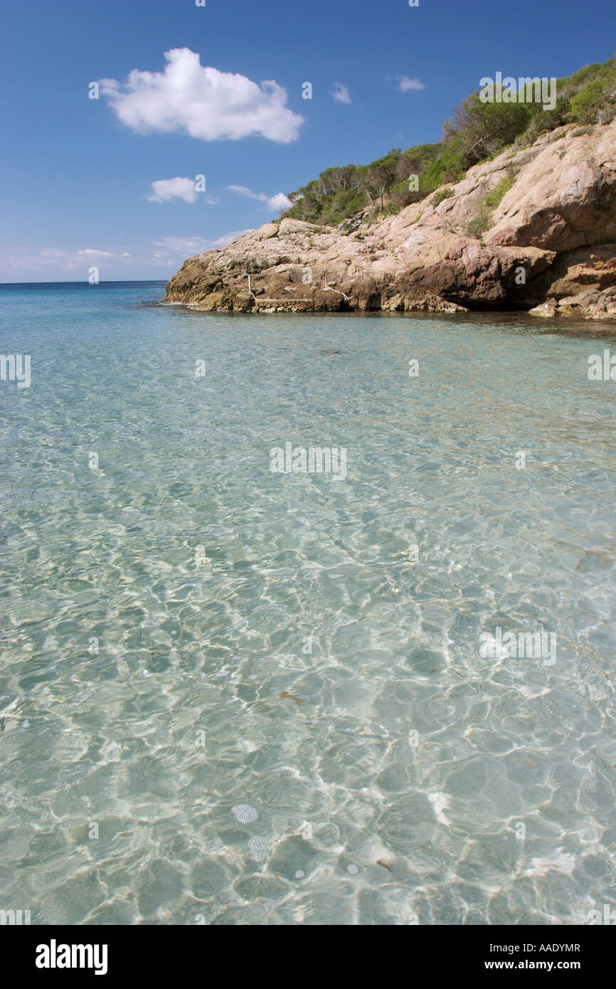 Cala Boix Beach Ibiza Balearic Islands Spain Stock Photo - Alamy
