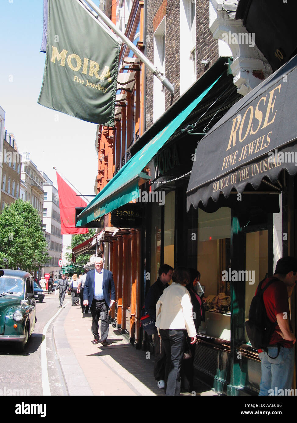 New Bond Street luxury shopping, Mayfair, London, England, United ...